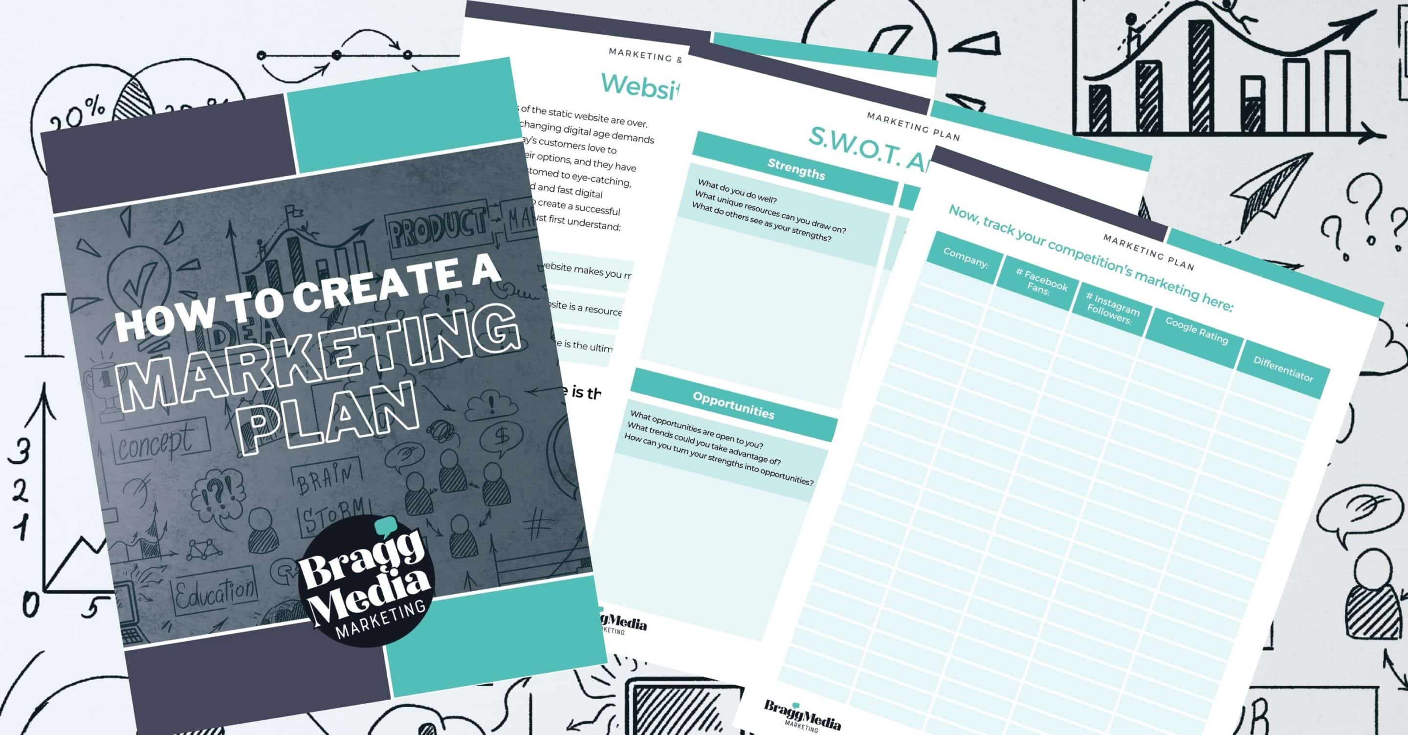 "How to Create a Marketing Plan" Ebook and Workbook • $9.95 Digital Download